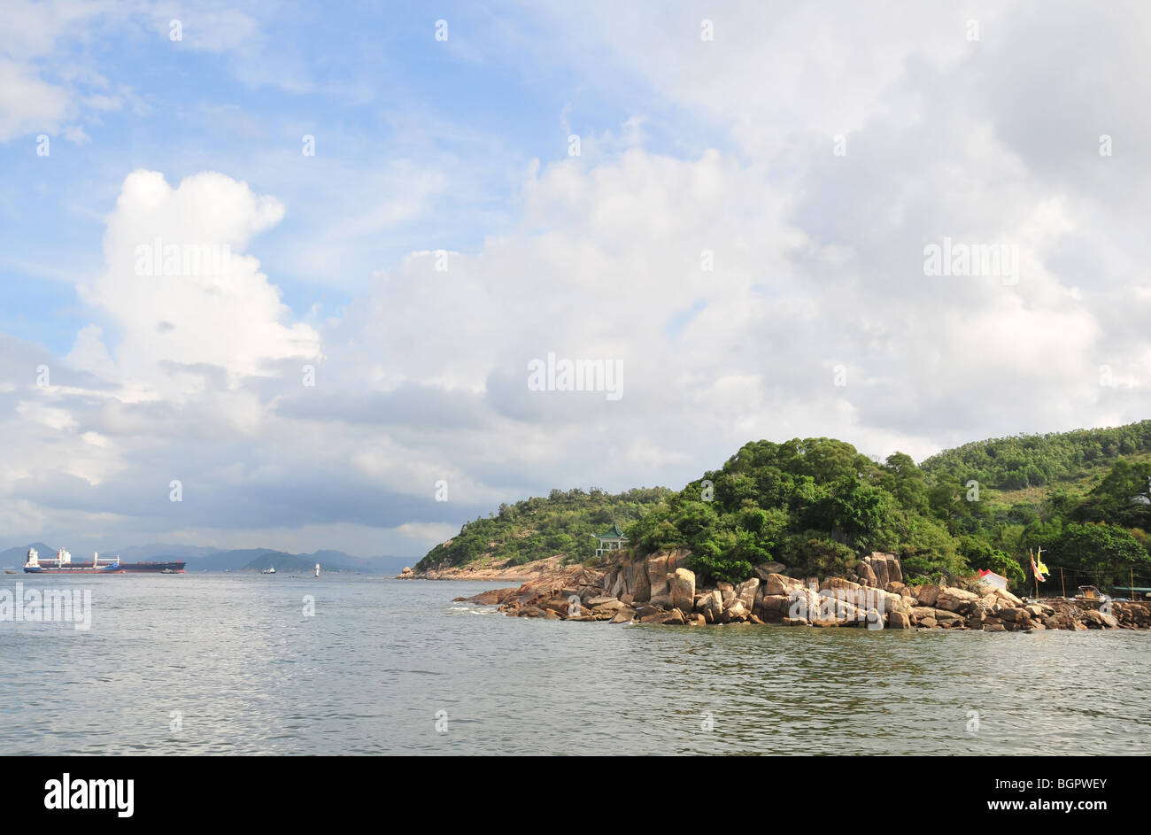 China-Seenlandschaft am westlichen Ende von Lamma Island, von der ...