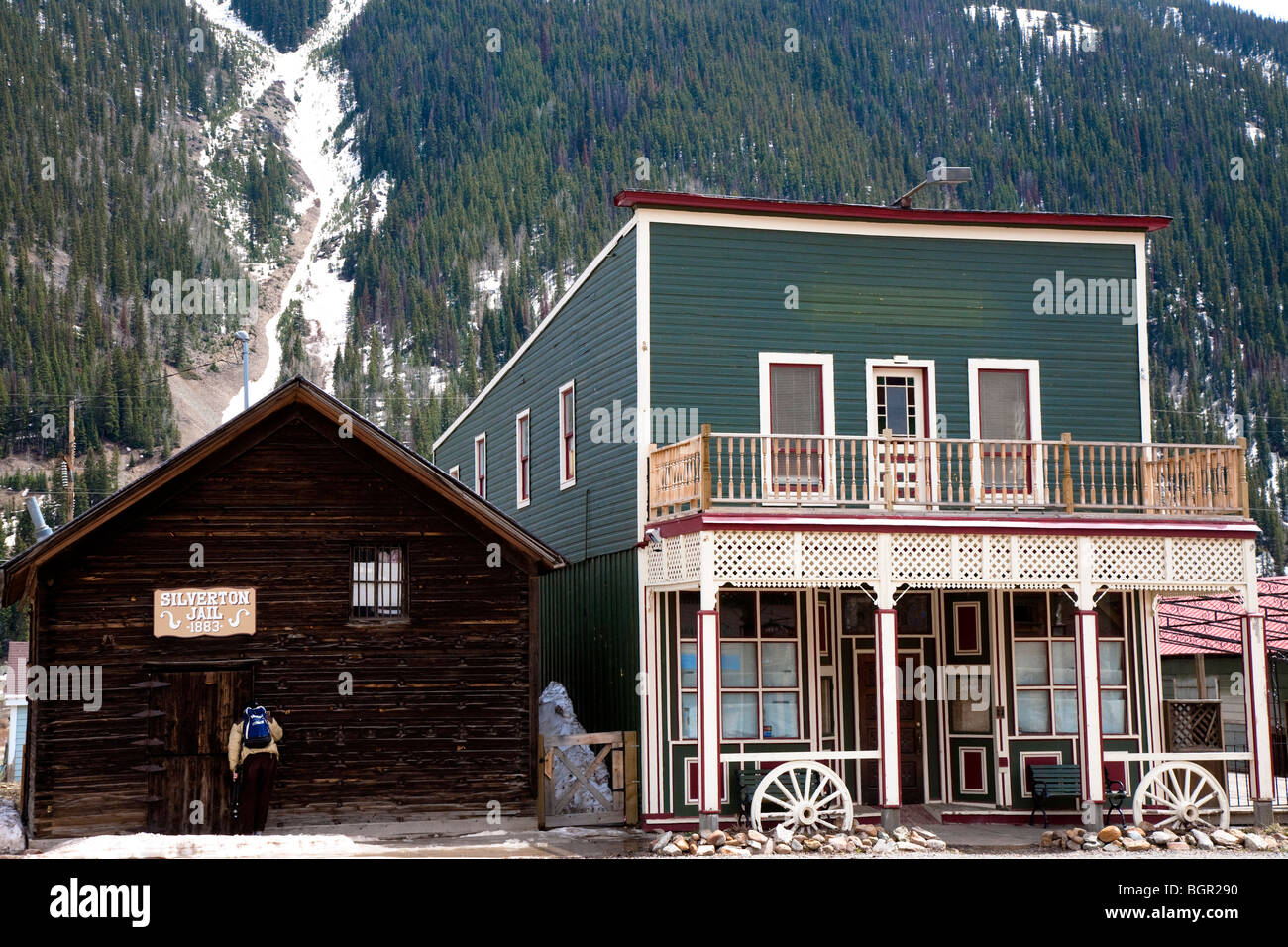 Old San Juan County Jail House Silverton, alte west mining Town, San ...