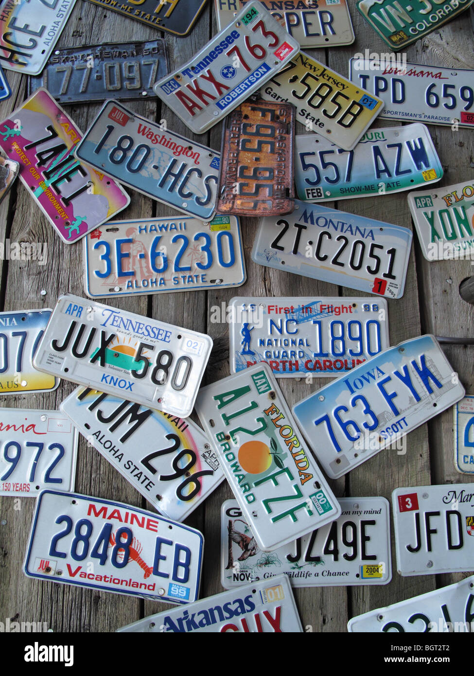 Usa license plates -Fotos und -Bildmaterial in hoher Auflösung – Alamy