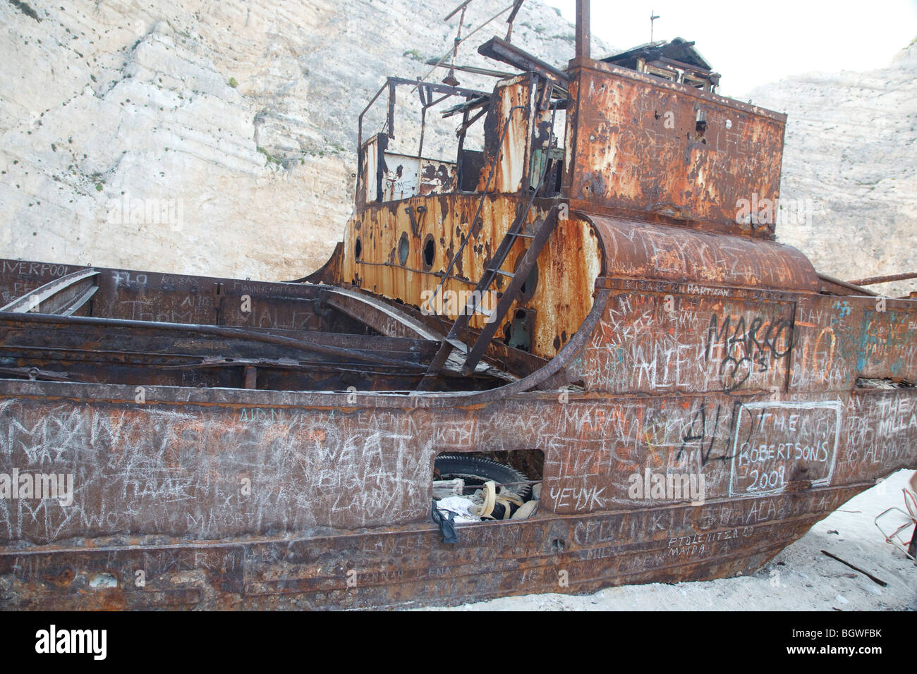 Schiff panagiotis auf schiff wrack strand -Fotos und -Bildmaterial in ...