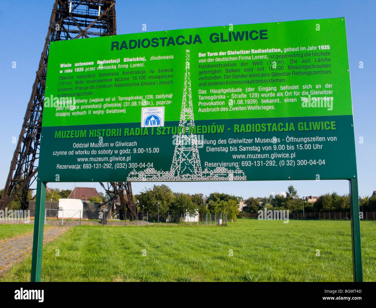 Gliwice radio tower poland -Fotos und -Bildmaterial in hoher Auflösung ...
