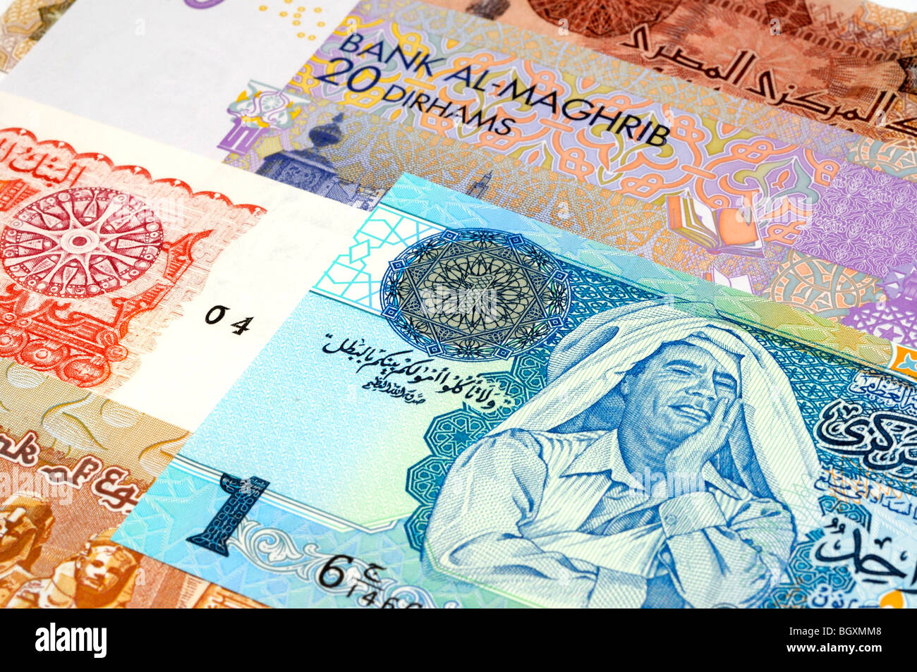 African money banknote moroccan dirham Stockfotos und -bilder Kaufen - Alamy