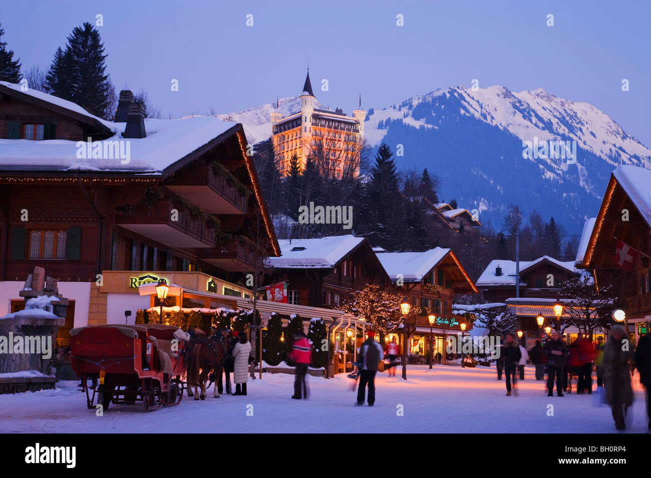 Gstaad palace winter -Fotos und -Bildmaterial in hoher Auflösung – Alamy