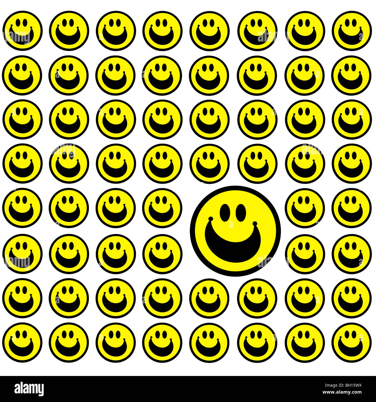 Happy smiley faces -Fotos und -Bildmaterial in hoher Auflösung – Alamy