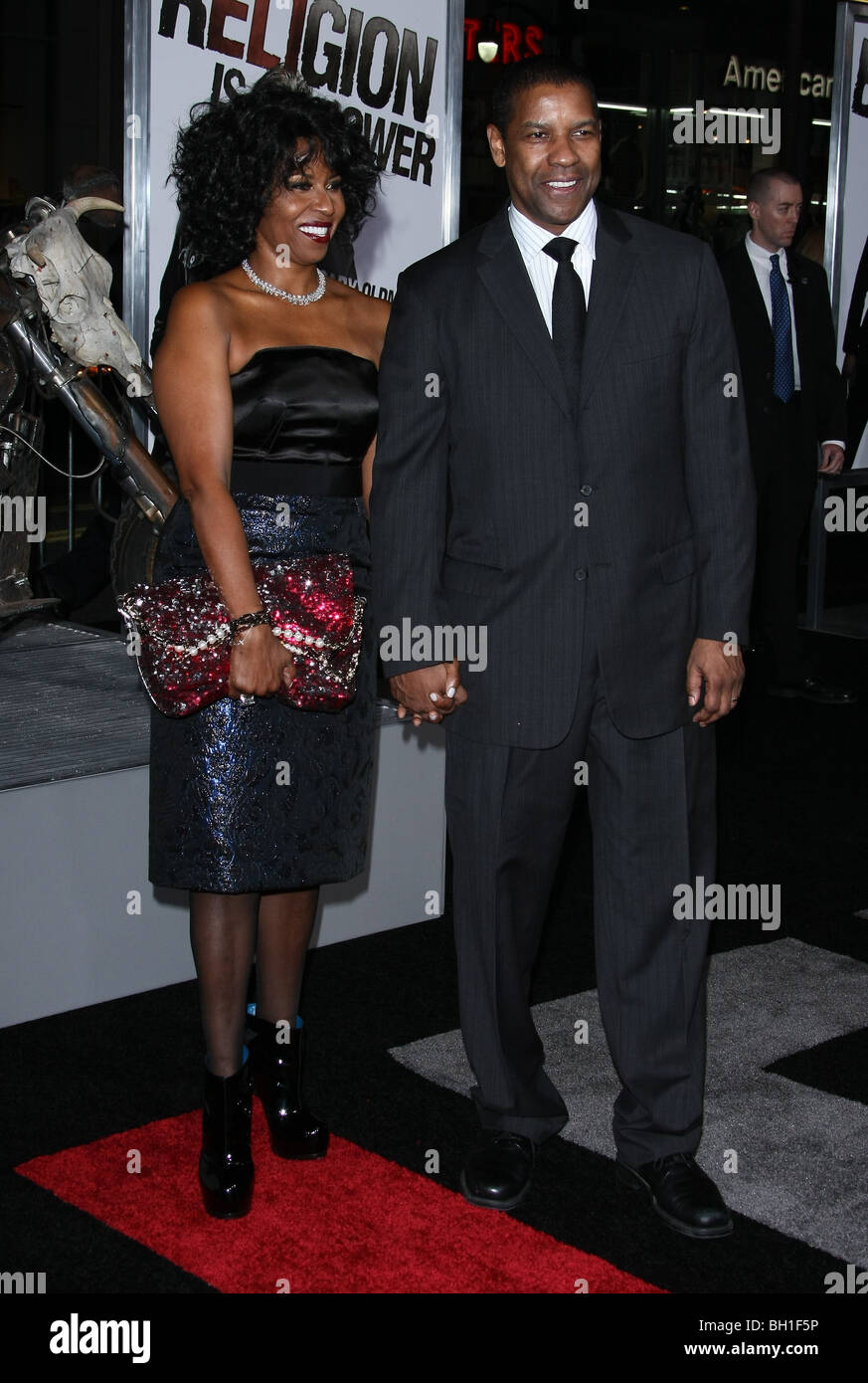 PAULETTA WASHINGTON DENZEL WA SCHAUSPIELER UND FRAU HOLLYWOOD LOS ...