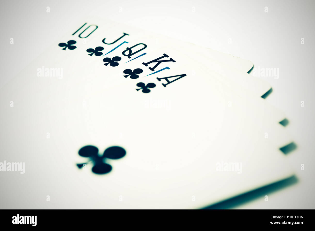 Flush von clubs -Fotos und -Bildmaterial in hoher Auflösung – Alamy