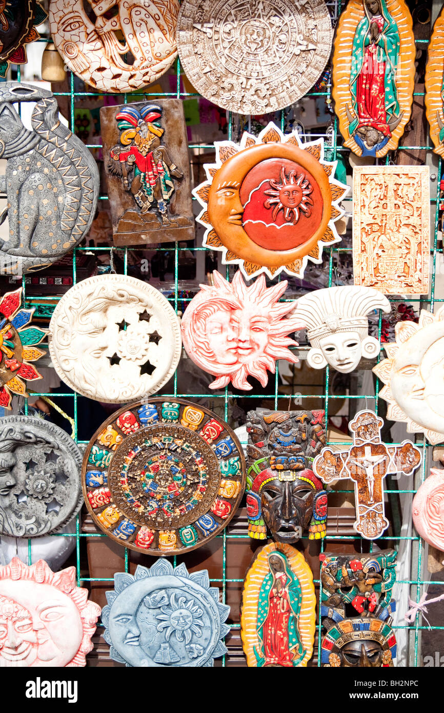 Traditioneller Markt auf der Plaza Grande, Merida, Yucatan, Mexiko ...