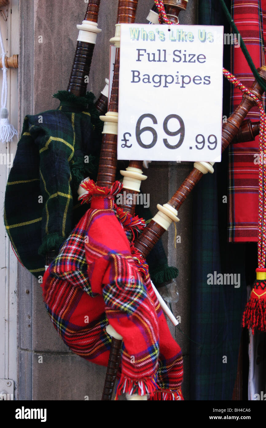 Full-Size Dudelsack zu verkaufen, in Edinburgh-Royal Mile, Schottland ...