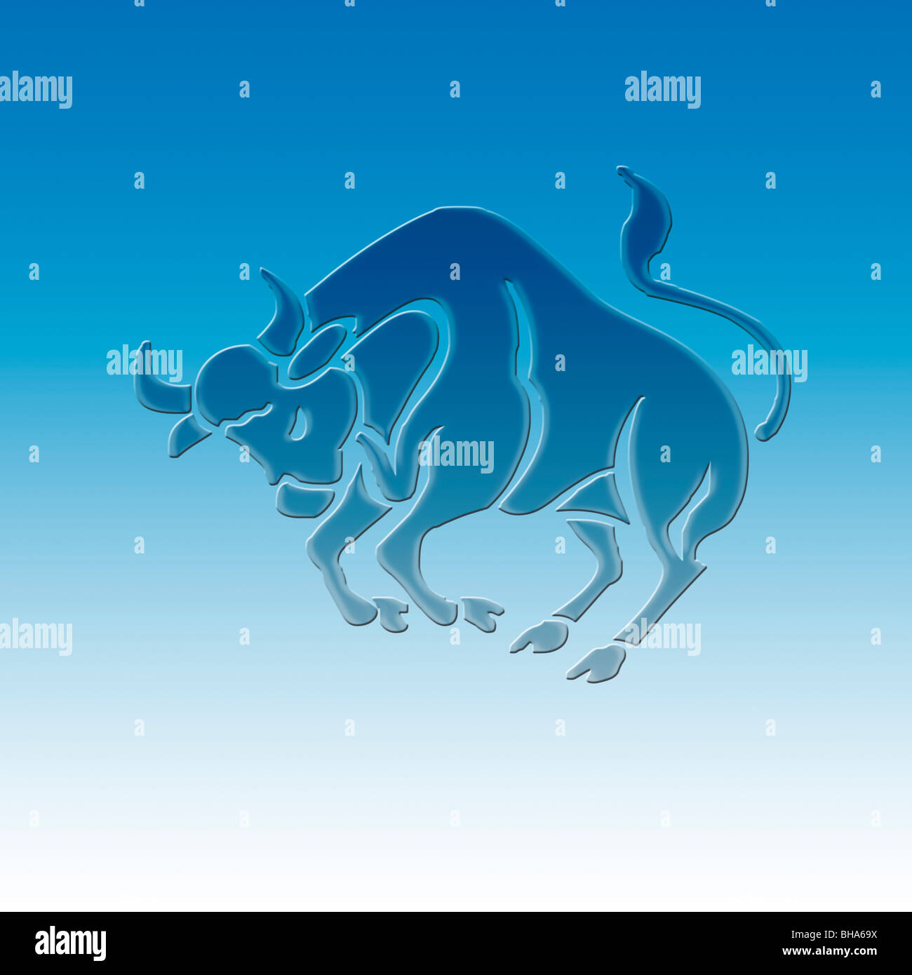 Stier symbol sternzeichen illustration horoskop -Fotos und ...