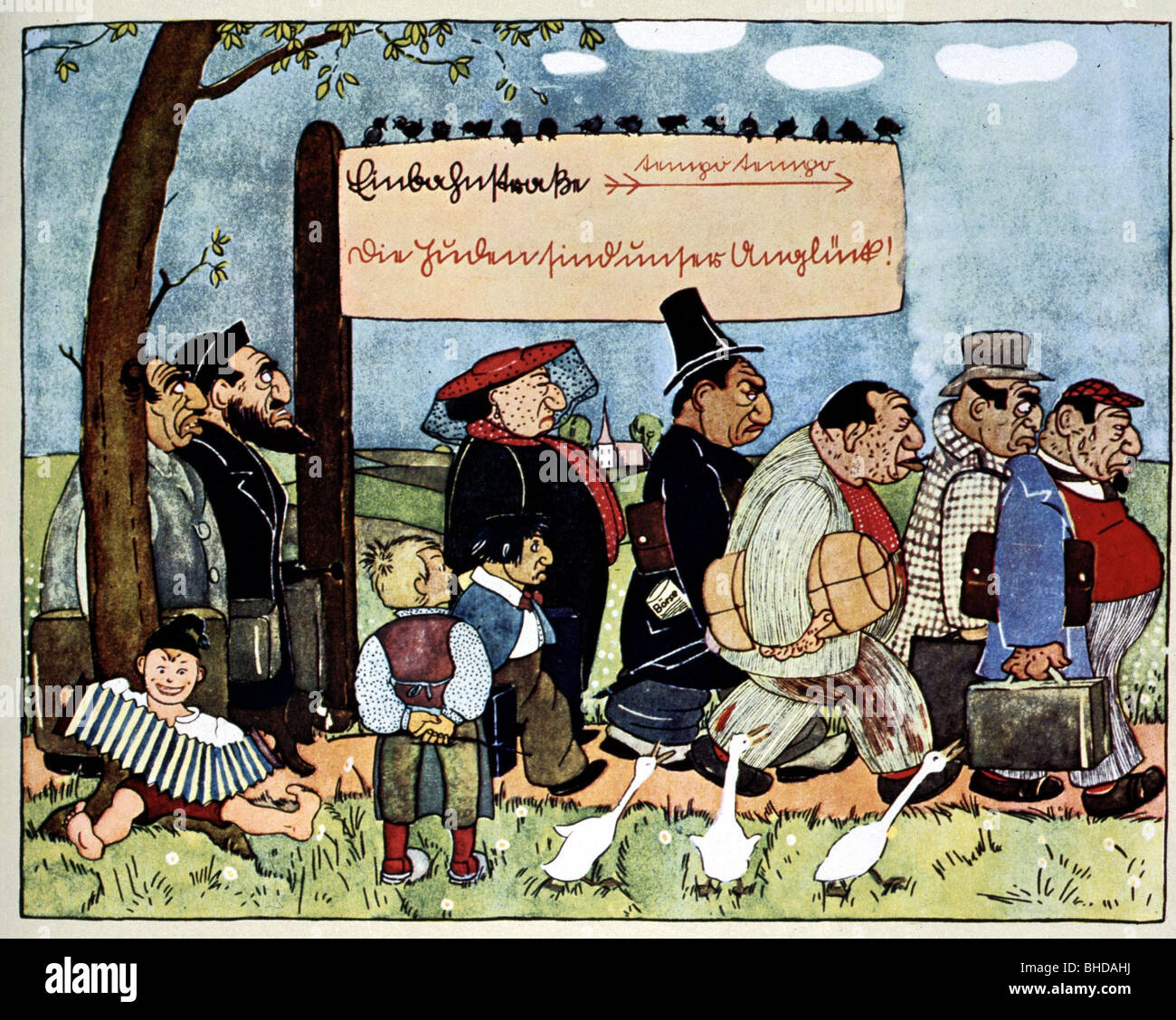 Anti Semitic Caricature Stockfotos & Anti Semitic Caricature Bilder - Alamy