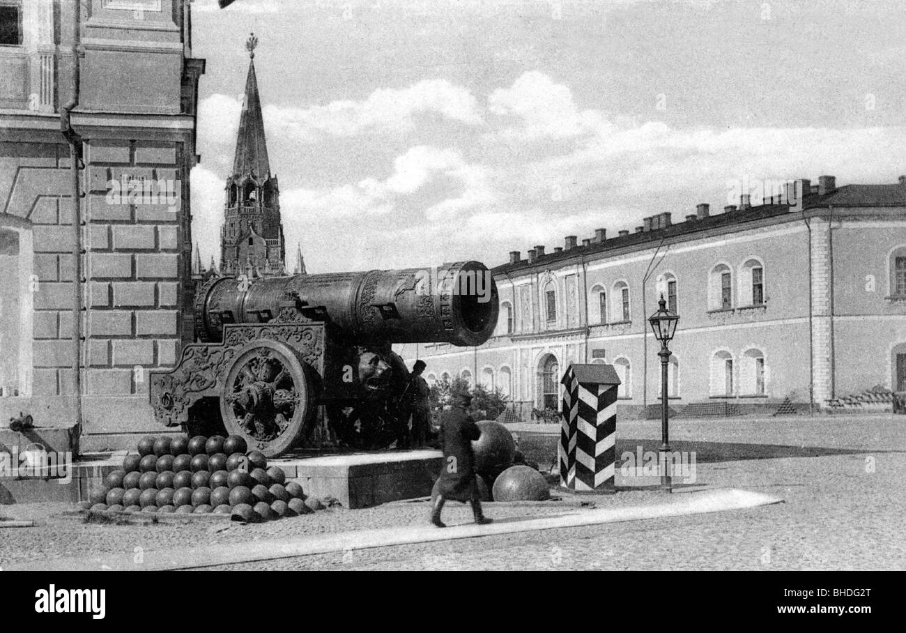 Geografie/Reise, Russland, Moskau, Kreml, Zarenkanone (Zar Puschka ...