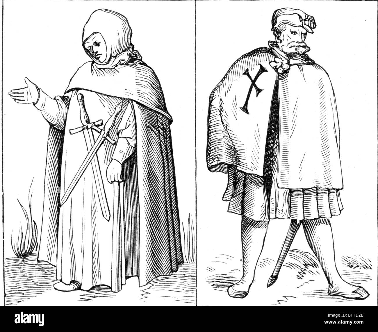 Mittelalter, Reihenfolge der Ritterschaft, Livländischen Crusader und ...