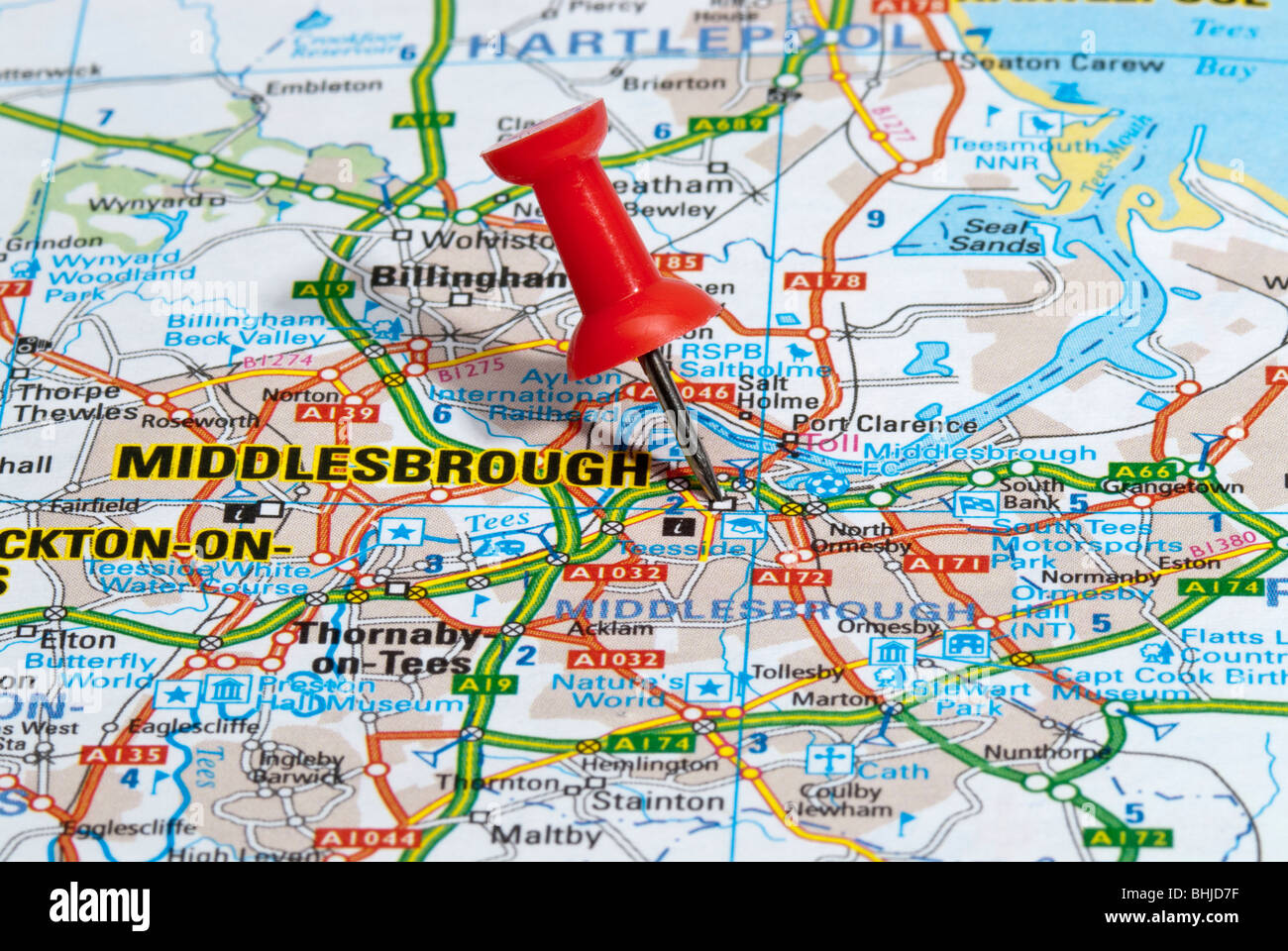 Mappa di middlesbrough -Fotos und -Bildmaterial in hoher Auflösung – Alamy