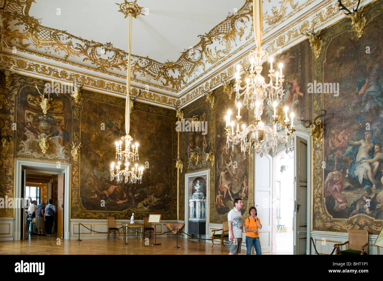 Innenraum Der Burg Moritzburg Stockfotos und -bilder Kaufen - Alamy