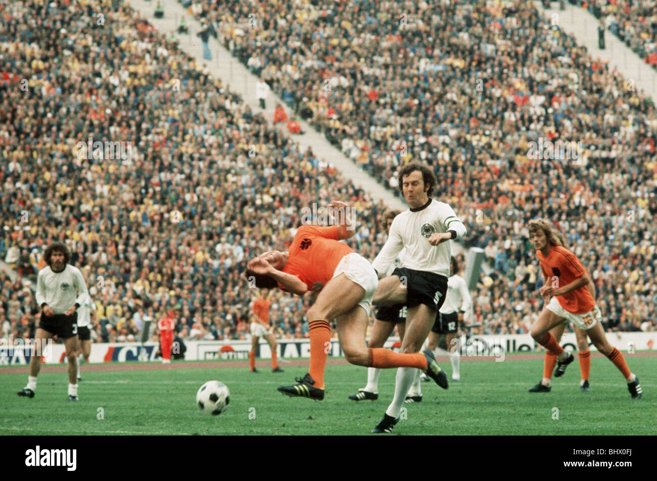 Fußball World Cup 1974 West wird 2 Holland 1 in München Franz ...