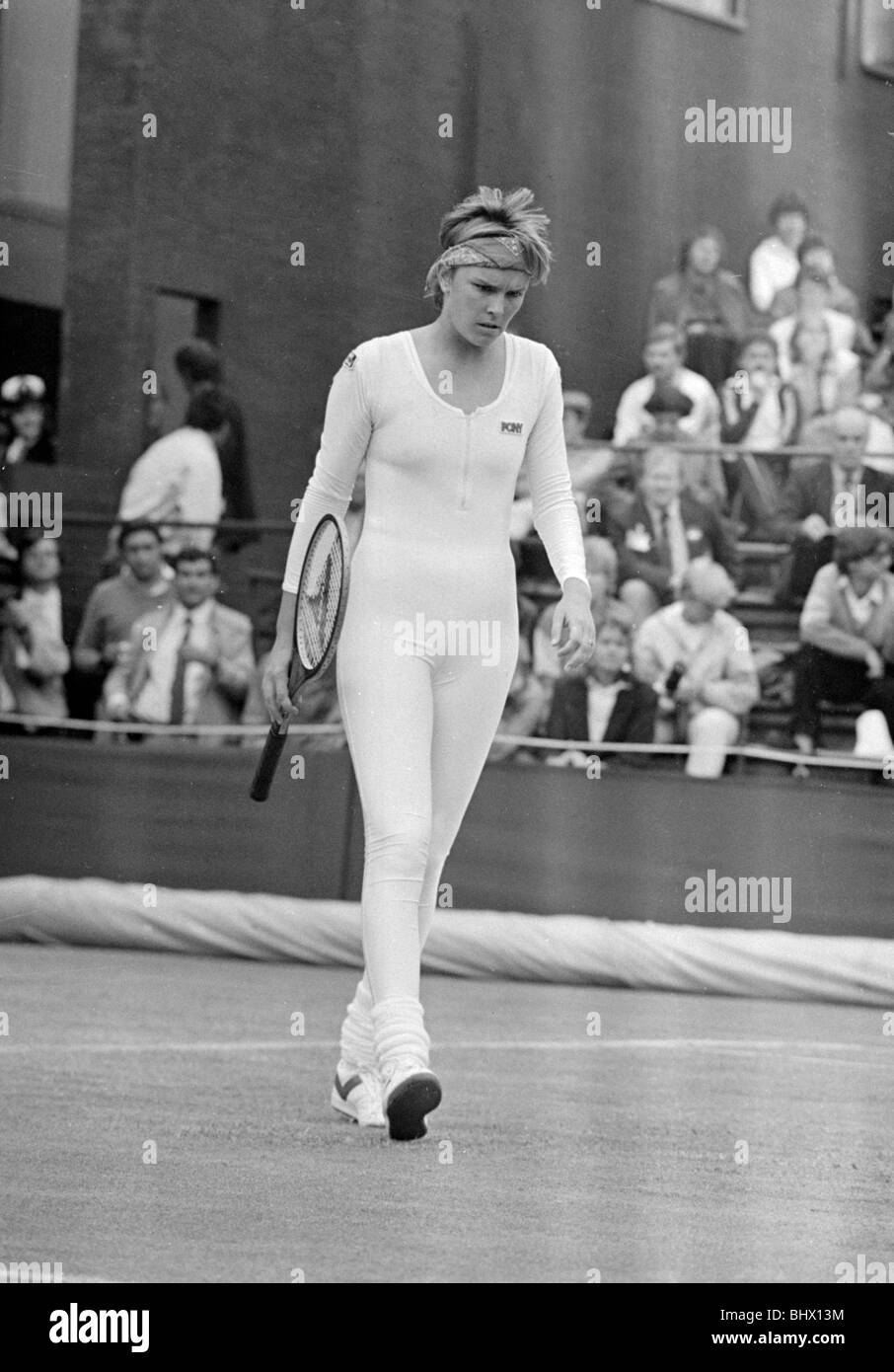 Wimbledon 1985 Schwarzweiß-Stockfotos und -bilder - Alamy