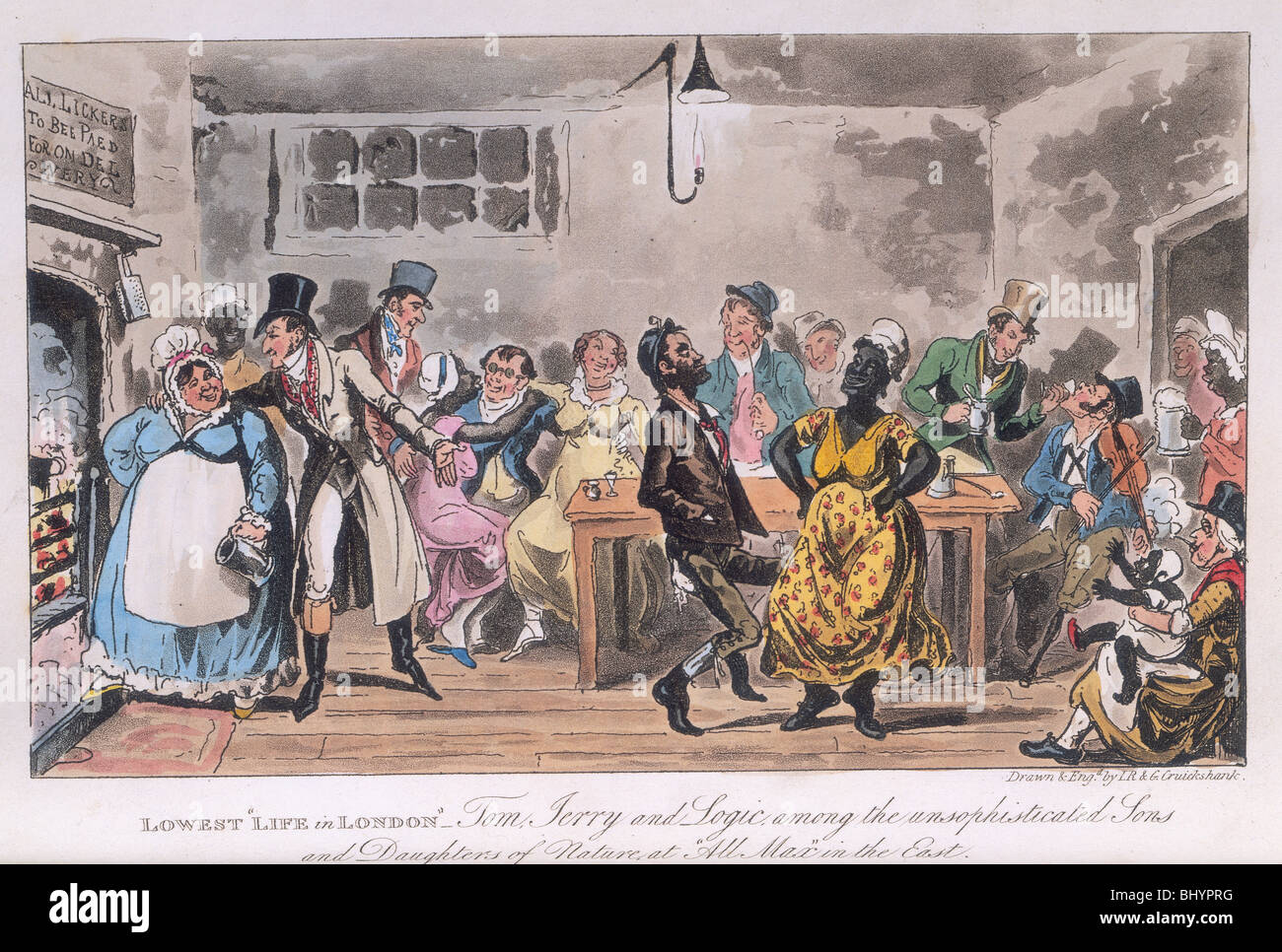 "Niedrigste Leben in London, Tom, Jerry und Logik", erste Hälfte des 19 ...