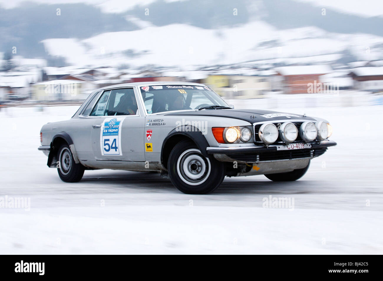 Mercedes 500 SLC Rallye, Baujahr 1980, ehemalige Rallye-WM-Auto von ...