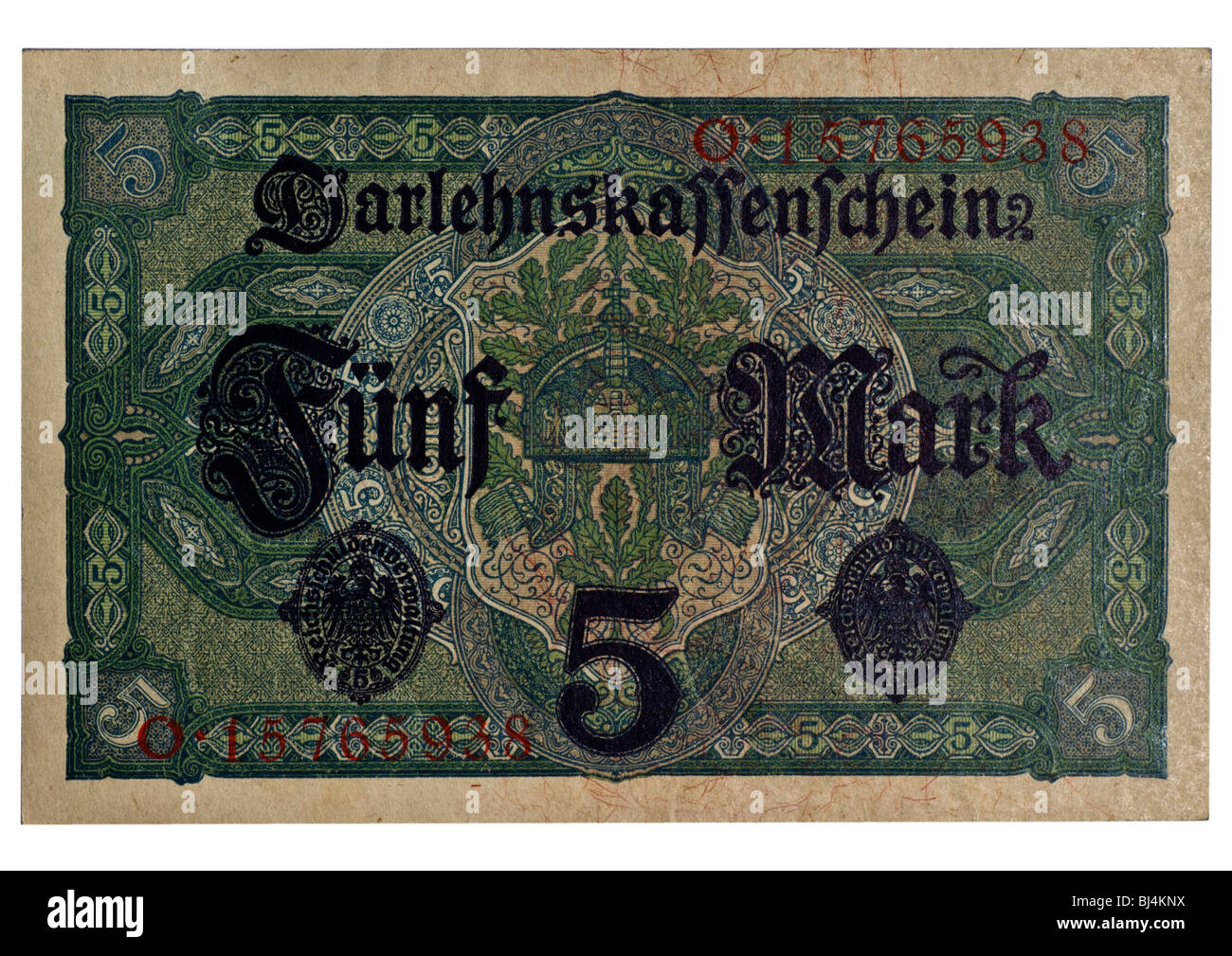 5 mark schein -Fotos und -Bildmaterial in hoher Auflösung – Alamy