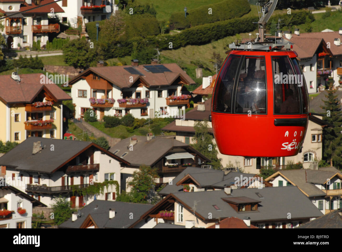 Seilbahn, Seiser Alm, Italien Stockfotografie - Alamy