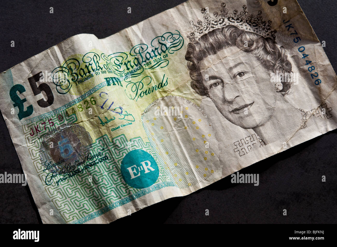 Old english five pound note -Fotos und -Bildmaterial in hoher Auflösung ...