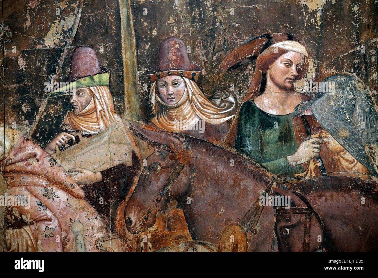 Detail aus 14 C der Triumph des Todes von Bonamico di Martino da ...