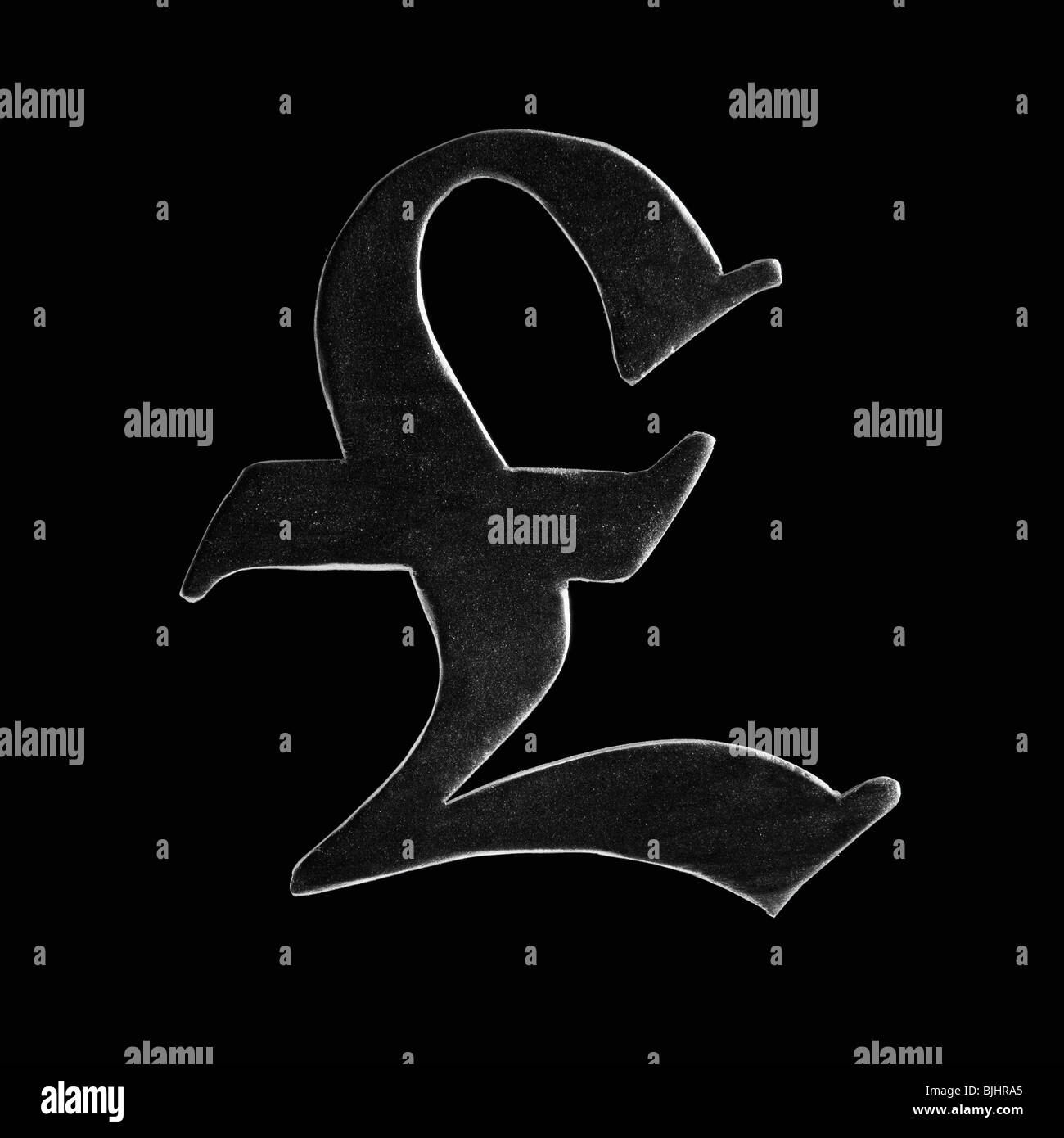 Pfund sterling symbole Schwarzweiß-Stockfotos und -bilder - Alamy