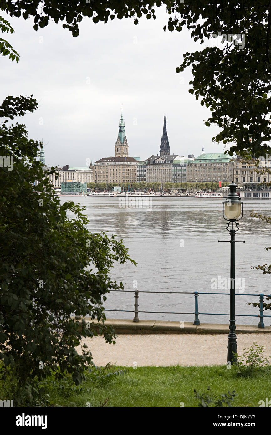 Hamburg lake alster Stockfotos und -bilder Kaufen - Alamy