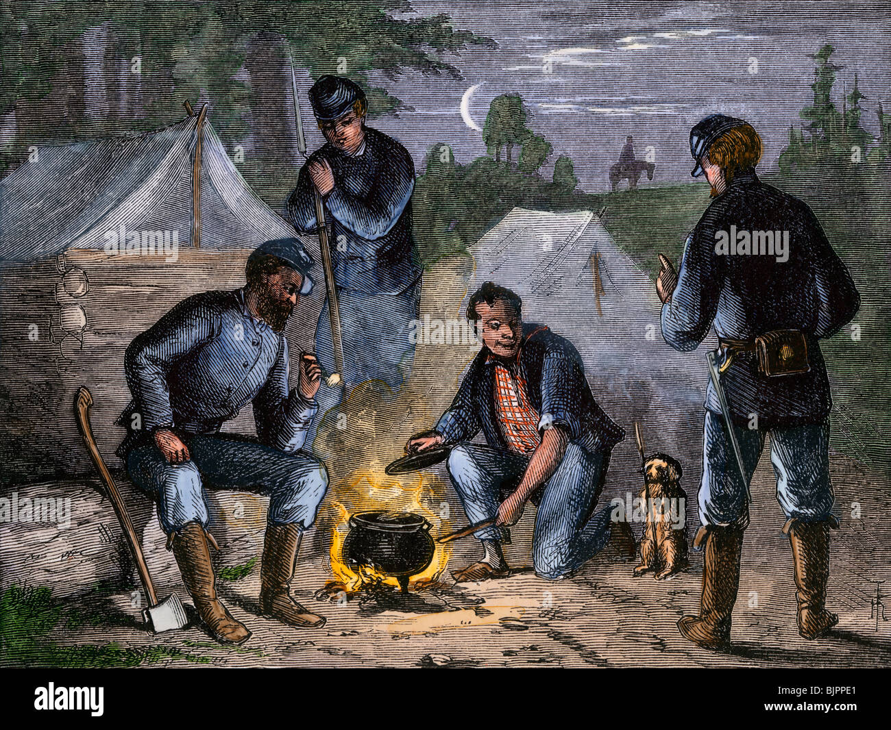 Civil war army camp -Fotos und -Bildmaterial in hoher Auflösung – Alamy