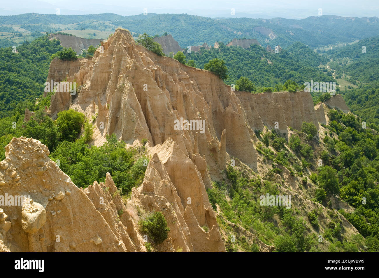 Sandstone Pyramids Of Melnik Stockfotos & Sandstone Pyramids Of Melnik ...