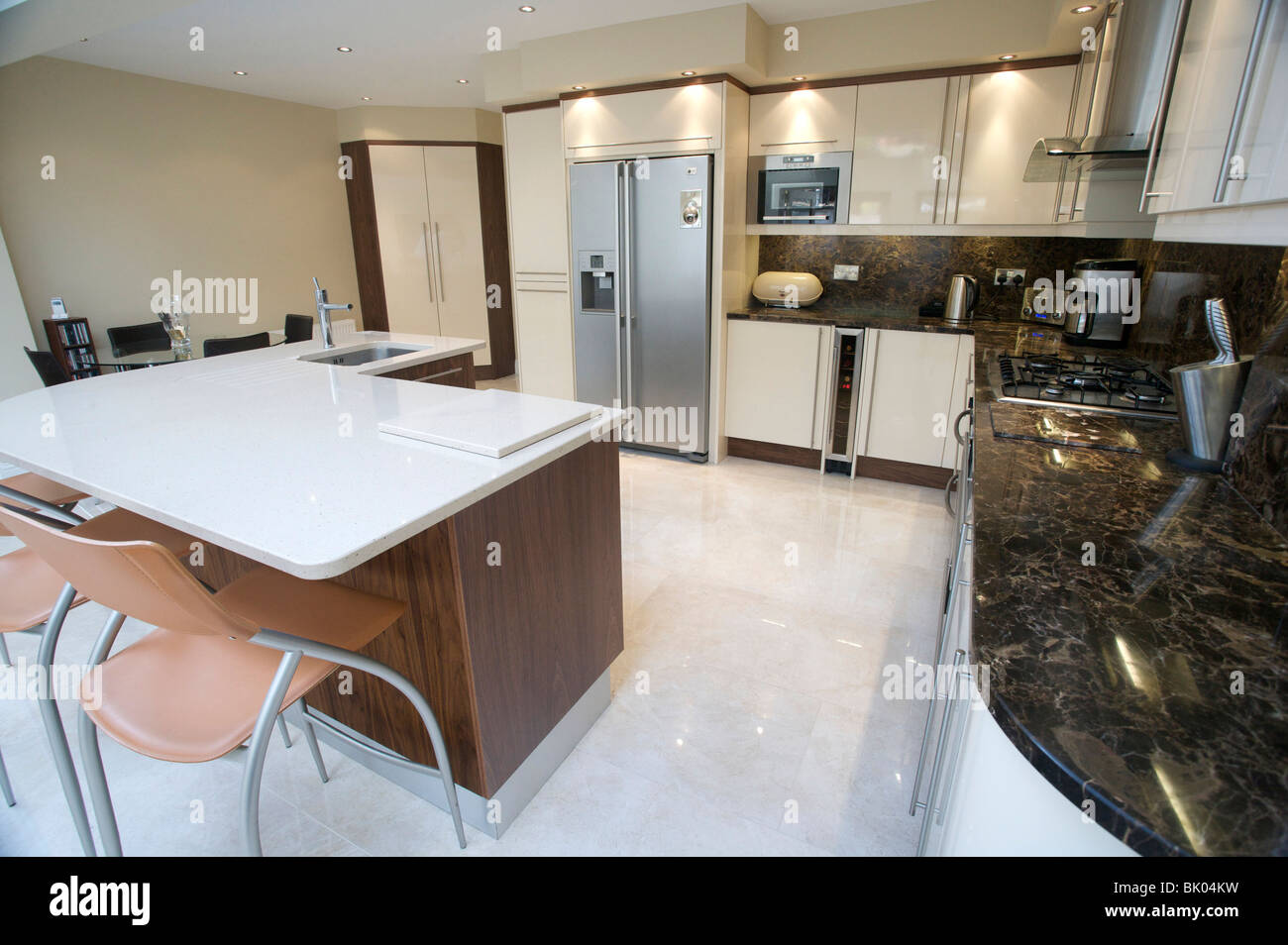 Luxus Kuche Wei Gold Marmor Bilder