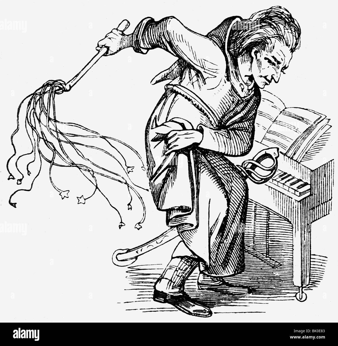Liszt, Franz, 22.10.11 - 31.7.1886, ungarischer Komponist und Pianist ...
