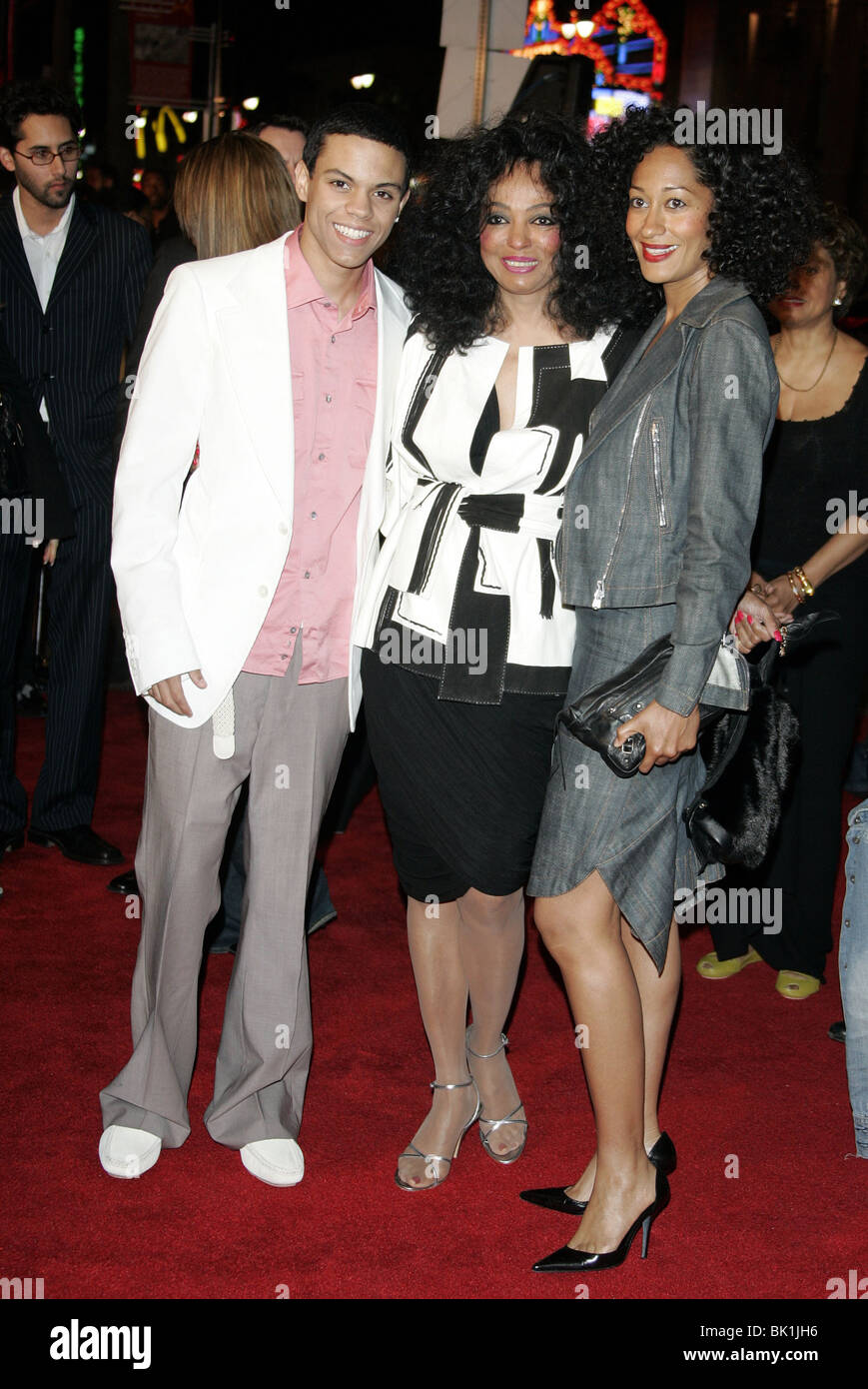 EVAN ROSS DIANA ROSS & TRACEE ELLIS ROSS ATL FILM PREMIERE CHINESE ...