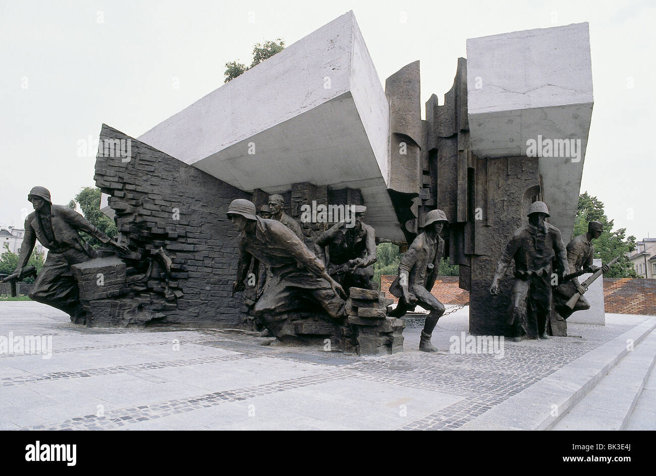 Denkmal für den Warschauer Aufstand 1944, Krasinski Platz, Warschau ...