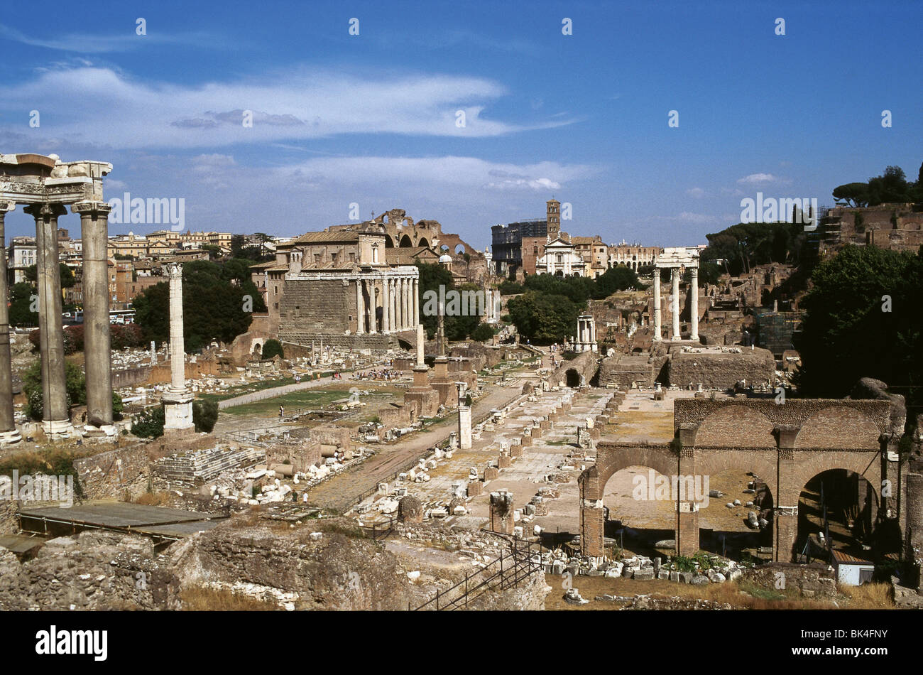 Ruinen des Forum Romanum, Rom Stockfotografie - Alamy