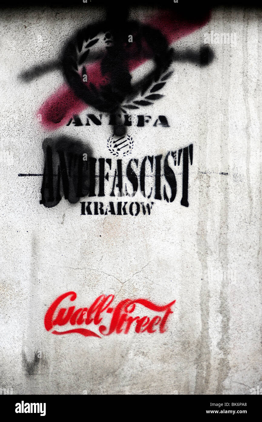 Antifa Graffiti Stockfotos und -bilder Kaufen - Alamy