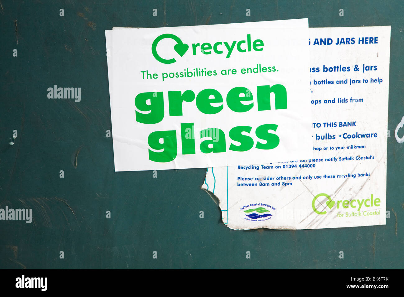 Glass recycle -Fotos und -Bildmaterial in hoher Auflösung – Alamy