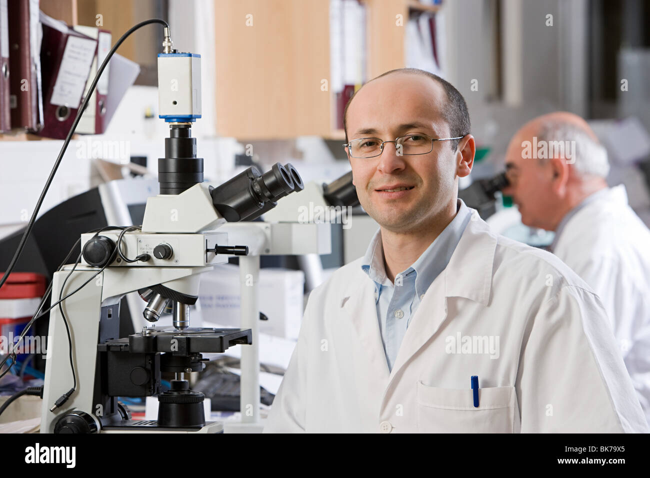 Techniker im Labor Stockfotografie - Alamy