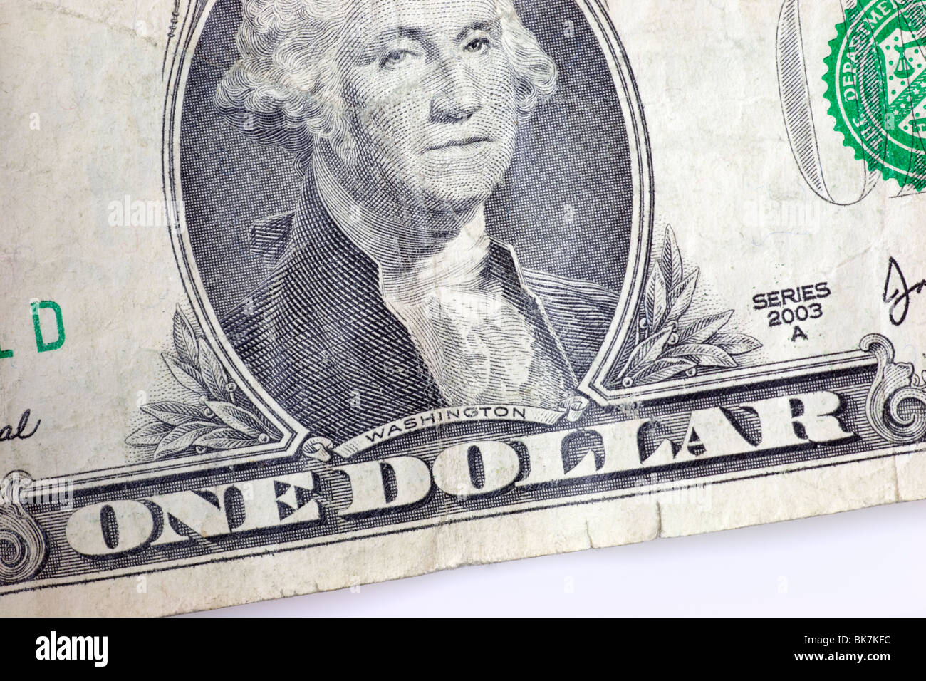1 one dollar bill -Fotos und -Bildmaterial in hoher Auflösung – Alamy