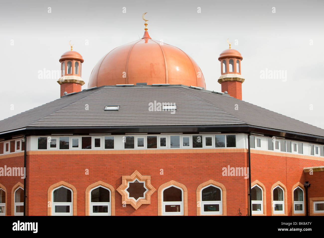 Eine neu erbaute Moschee in Blackburn, Lancashire, UK Stockfotografie ...