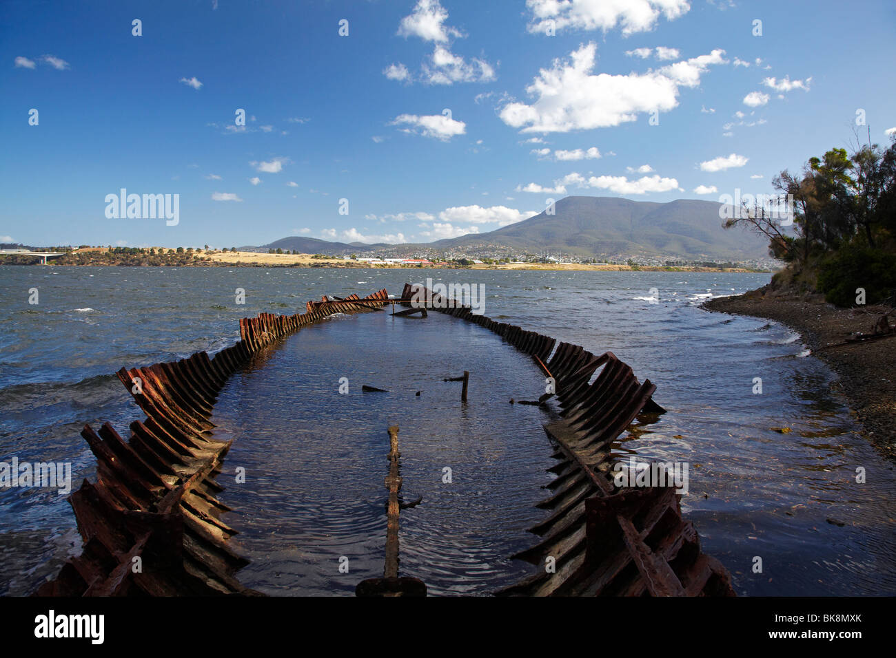 Wrack der barque otago, die einst von joseph conrad geleitet wurde ...