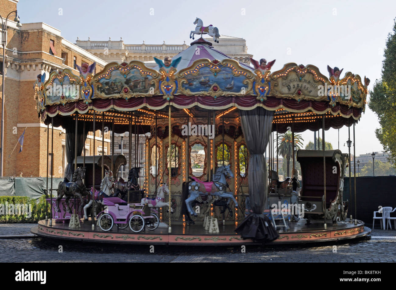 Alte Karussell, Rom, Latium, Italien, Europa Stockfotografie - Alamy