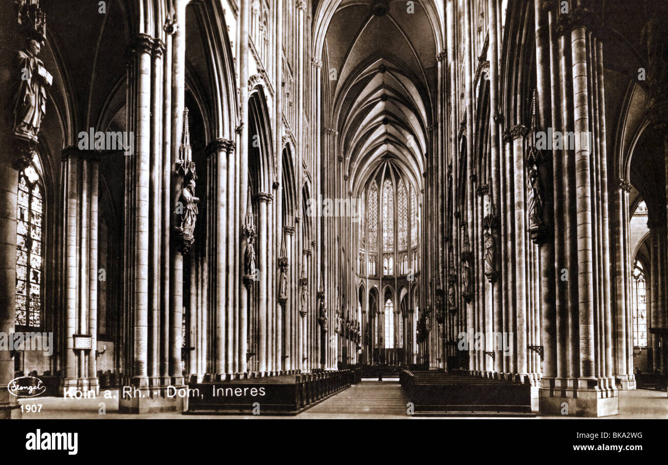 Kölner dom historsche innenansicht -Fotos und -Bildmaterial in hoher ...