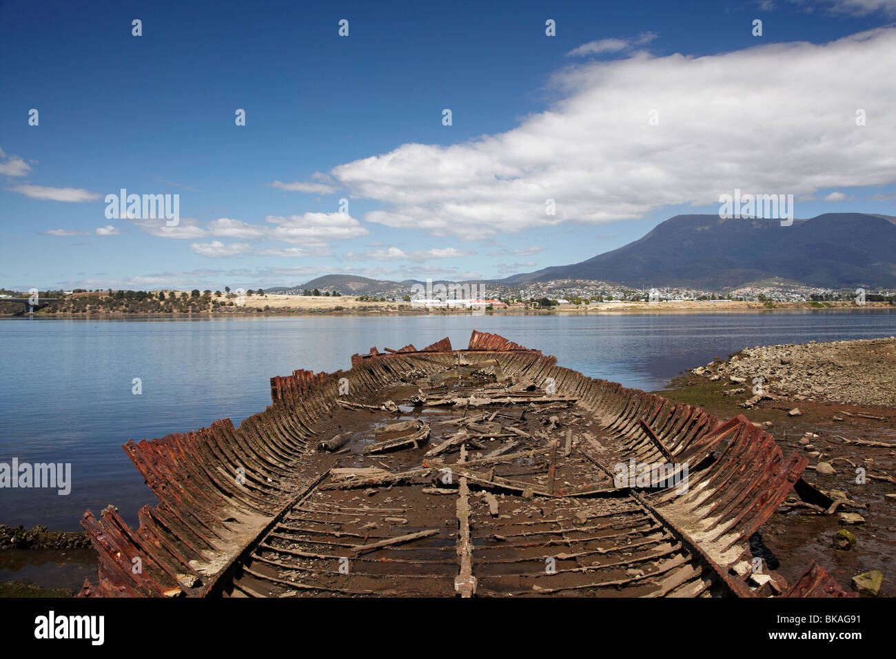 Wrack der barque otago, die einst von joseph conrad geleitet wurde ...