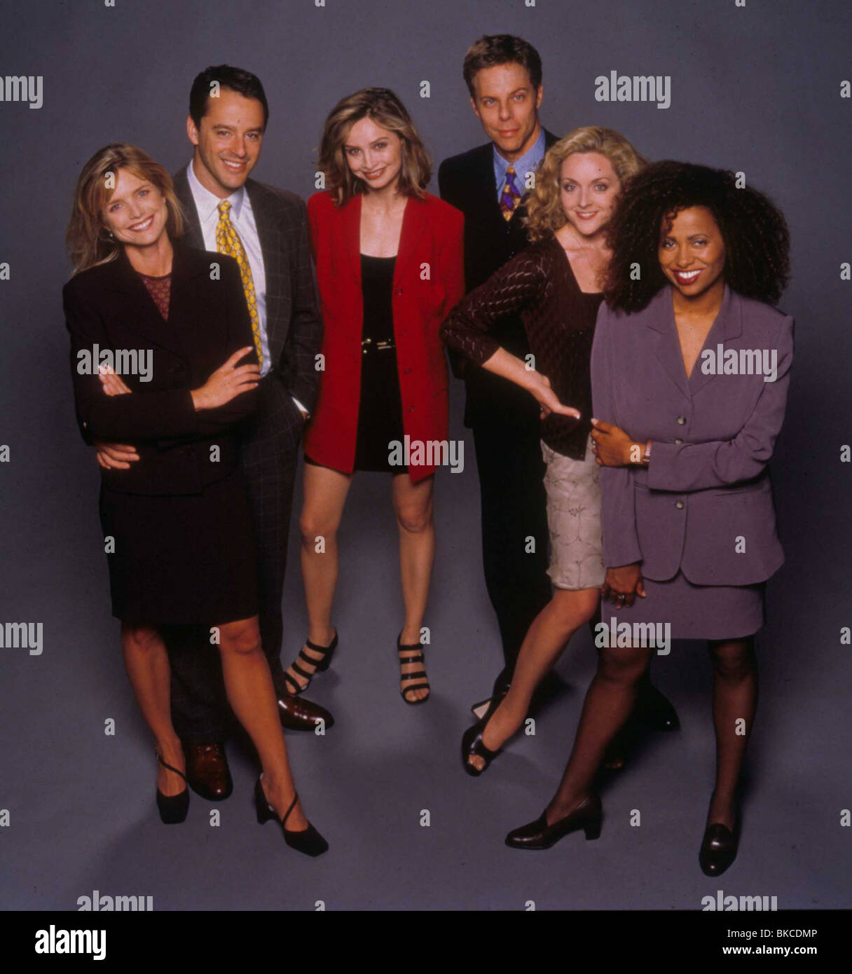 ALLY MCBEAL (TV) COURTNEY THORNE-SMITH, GIL BELLOWS, CALISTA FLOCKHART ...