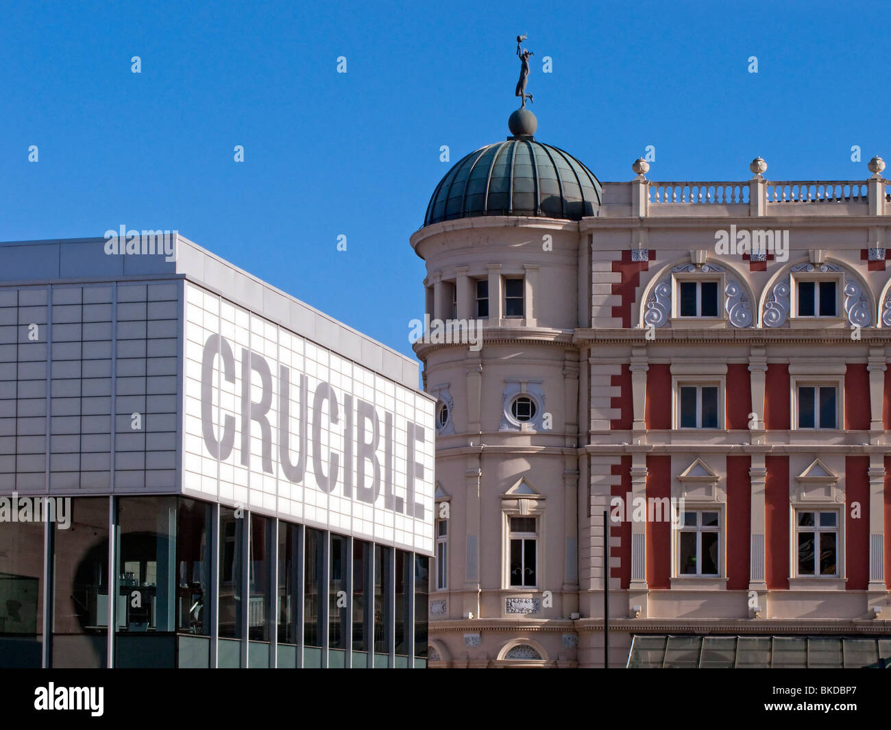 Crucible Theatre und Lyceum Theatre Sheffield Stockfotografie - Alamy