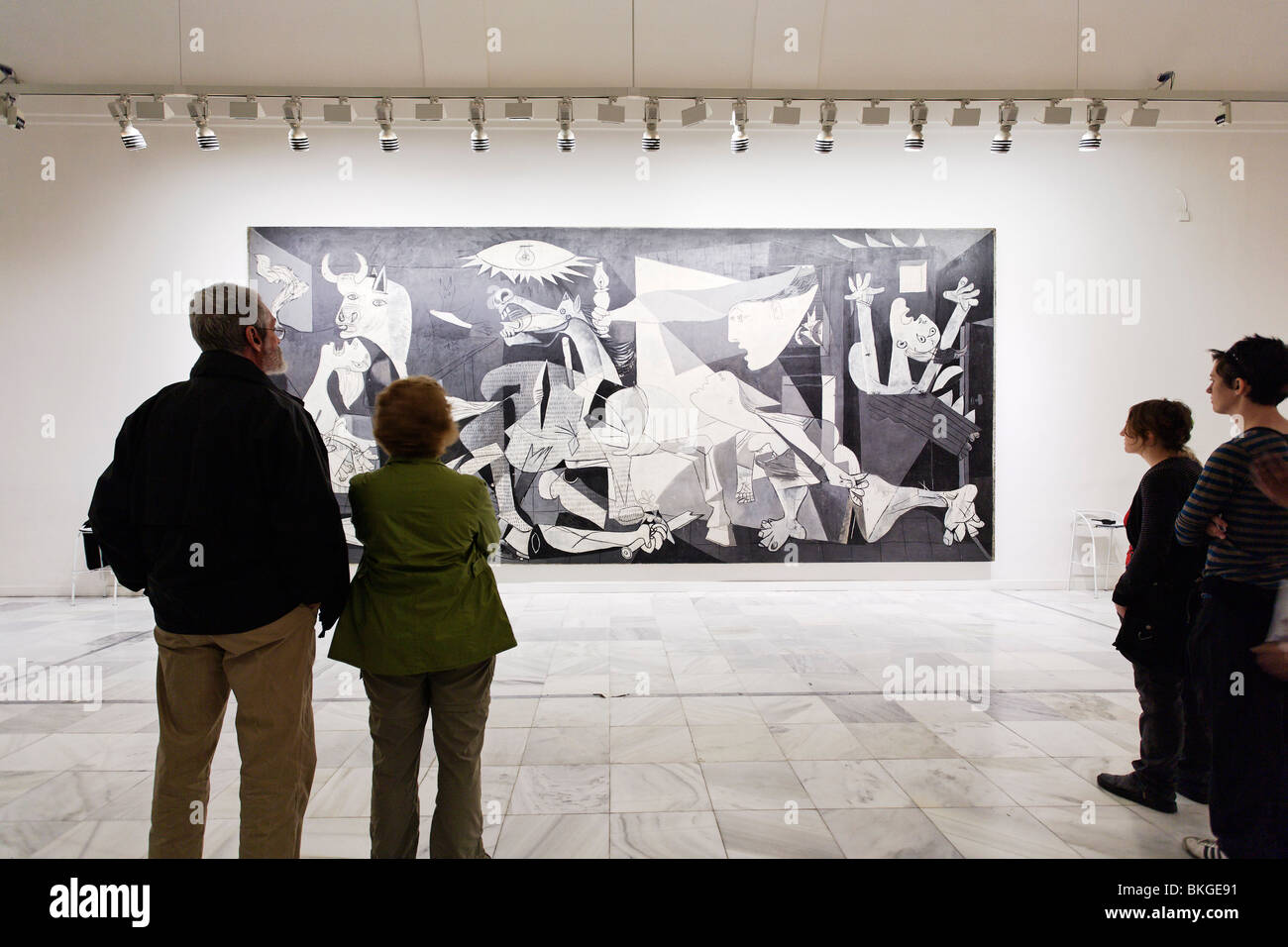 Guernica von Pablo Picasso, Museo Nacional Centro de Arte Reina Sofia (Königin-Sofia-Museum ...