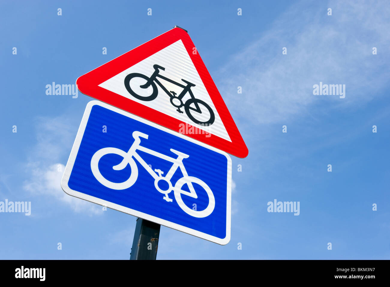 Lane Straße Verkehrszeichen StVO-Zyklus Stockfotografie - Alamy