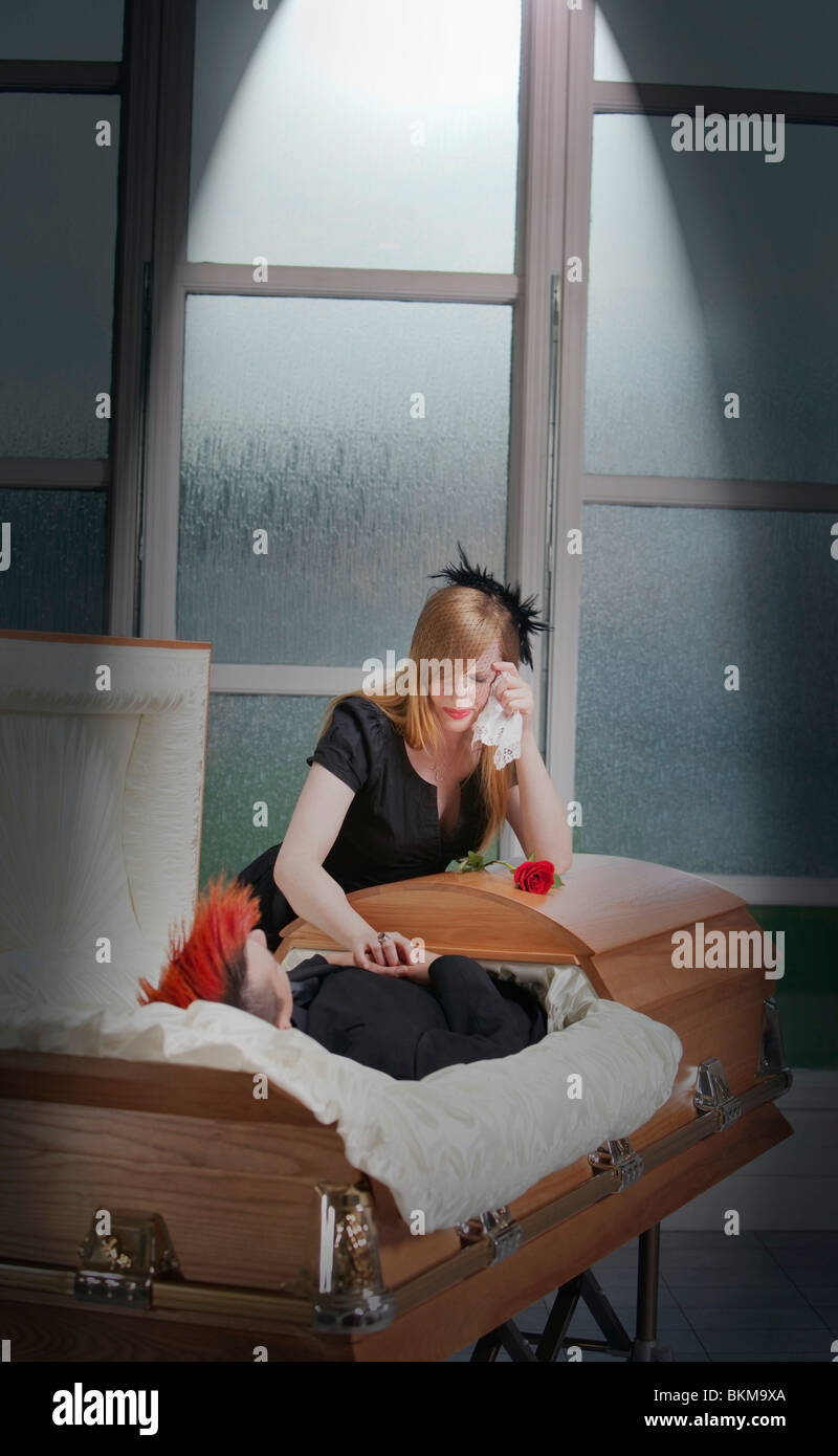 Trauer den Tod eines geliebten Menschen Stockfotografie - Alamy
