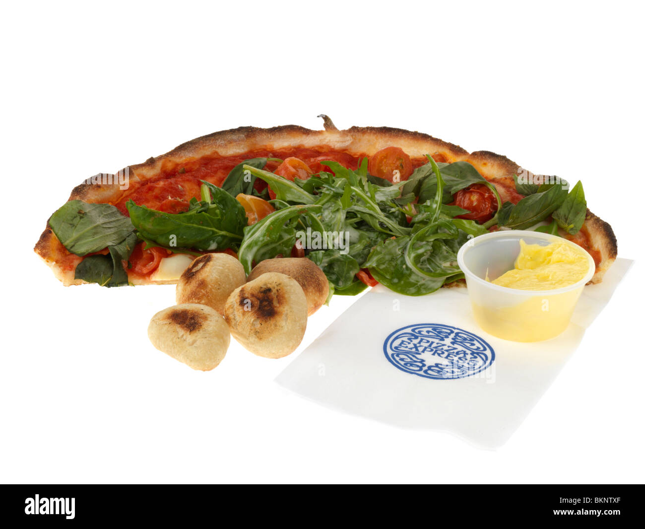 Halbe pizza halb knoblauchbrot -Fotos und -Bildmaterial in hoher ...